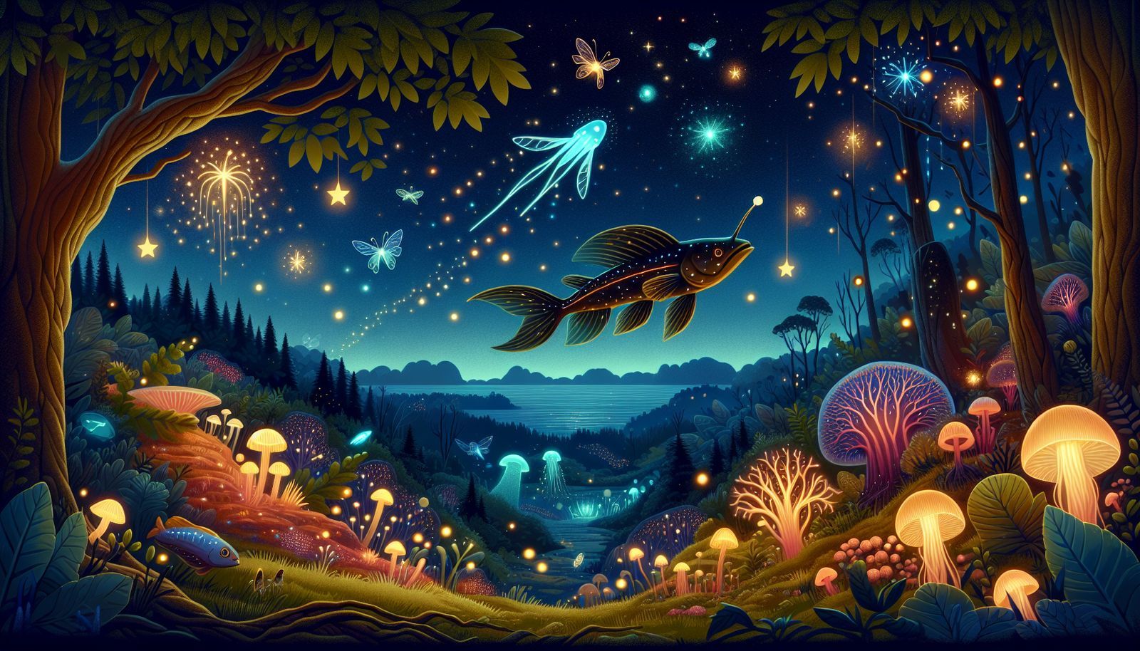 Explain it: Why do some animals have bioluminescence?
