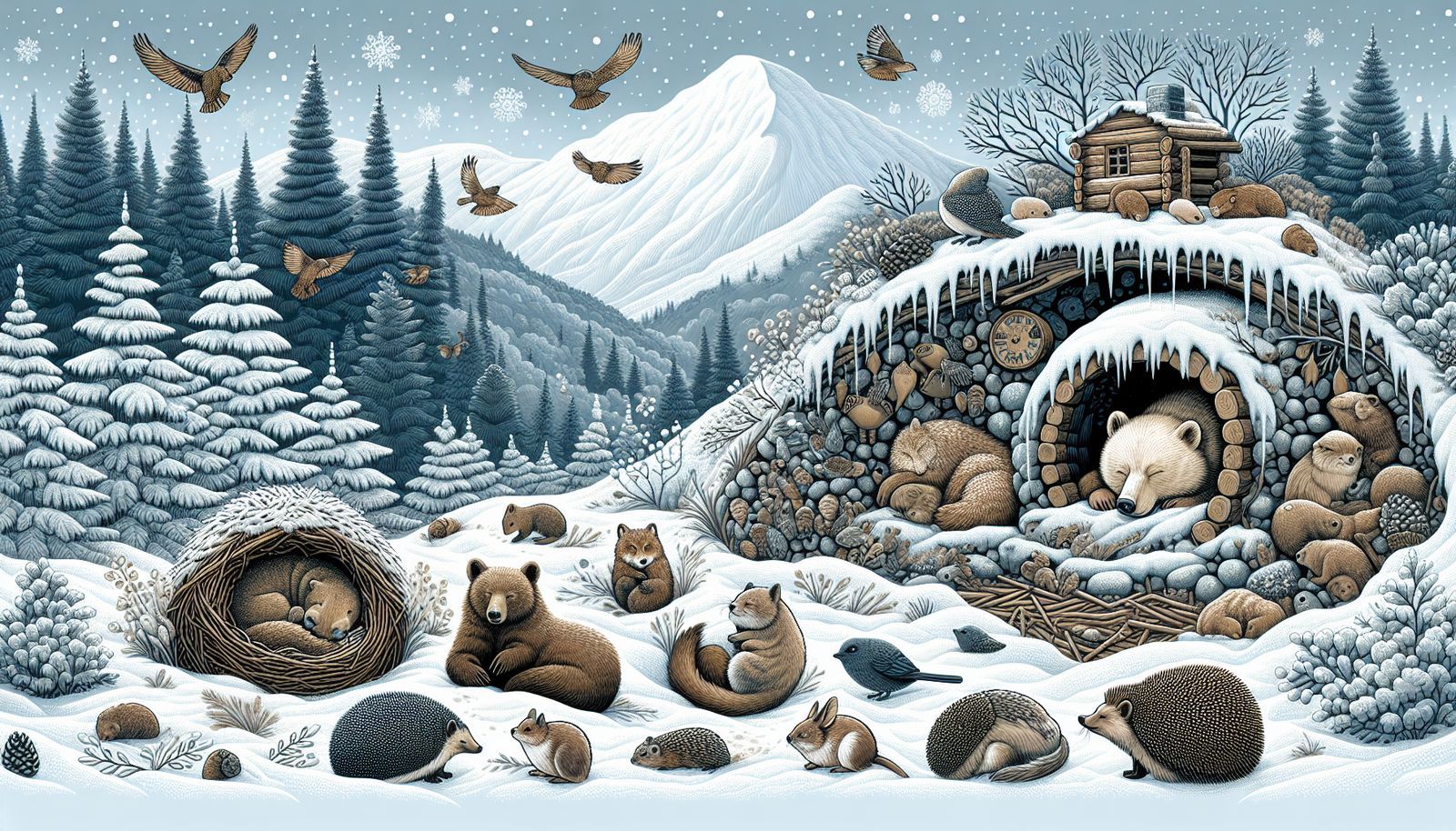 Explain it: Why do some animals hibernate?